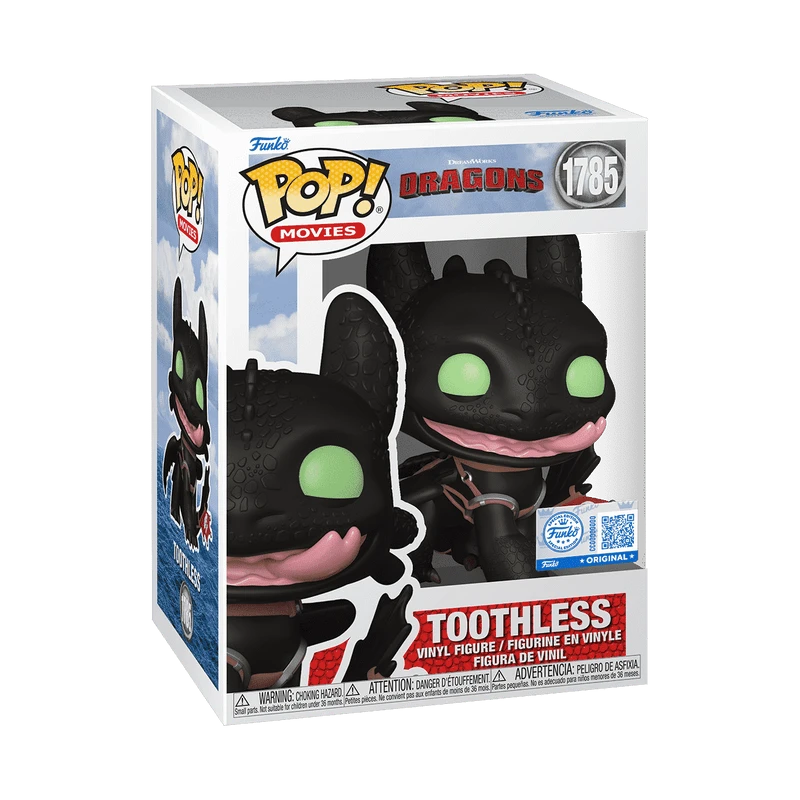 Funko Funko Pop! Movies Toothless With Tongue Vinyl Figure | SHEIN ...