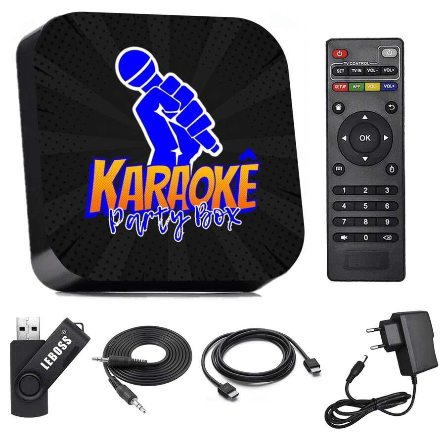 Karaoke Party Box Black Professional +2000 Songs Jukebox (With Queue ...