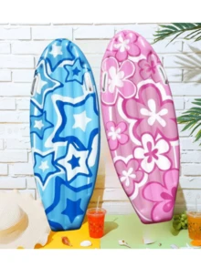 1pc Inflatable Surfboard With Handle - Lightweight Foldable Design ...