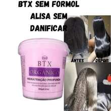 BTX Orgânico 200g Sem Formol Hidratação Profunda Realinhamento dos Fios ...