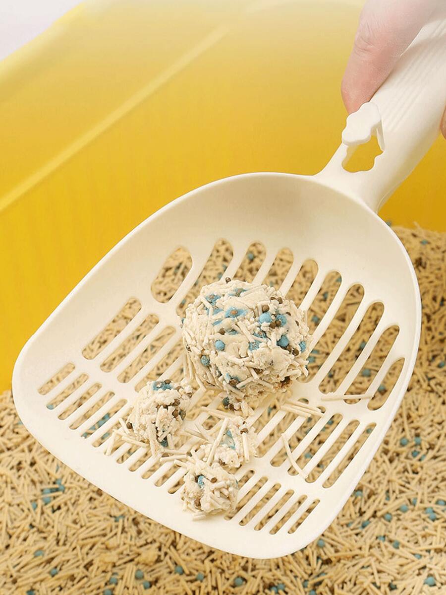 Plastic Cat Litter Scoop, Hanging Pet Toilet With Base, Self-Cleaning ...