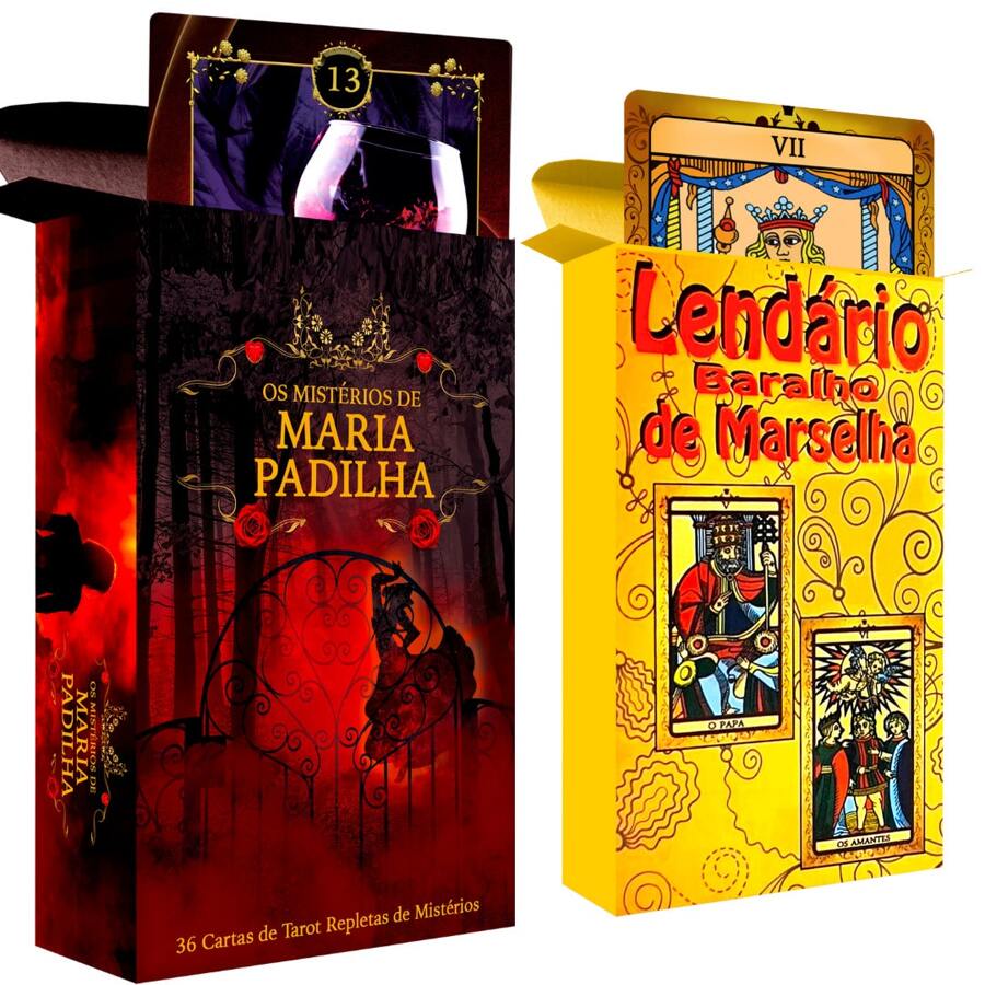 Kit With Oracle Maria Padilha Luxury Tarot Deck With 36 Cards And ...