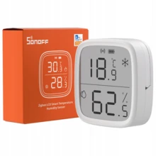 SNZB-02D,SONOFF Zigbee LCD Smart Temperature Humidity Sensor Indoor ...