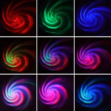 1pc Star Swirl Projector Lamp - Charming Night Light With 7 Modes And ...
