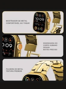 Relógio Smartwatch X10 Ultra 3 Max Ios E Android Ouro 2025 | SHEIN Brasil