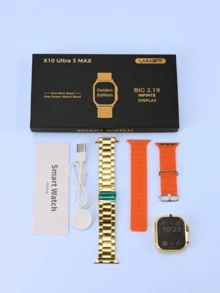 Relógio Smartwatch X10 Ultra 3 Max Ios E Android Ouro 2025 | SHEIN Brasil