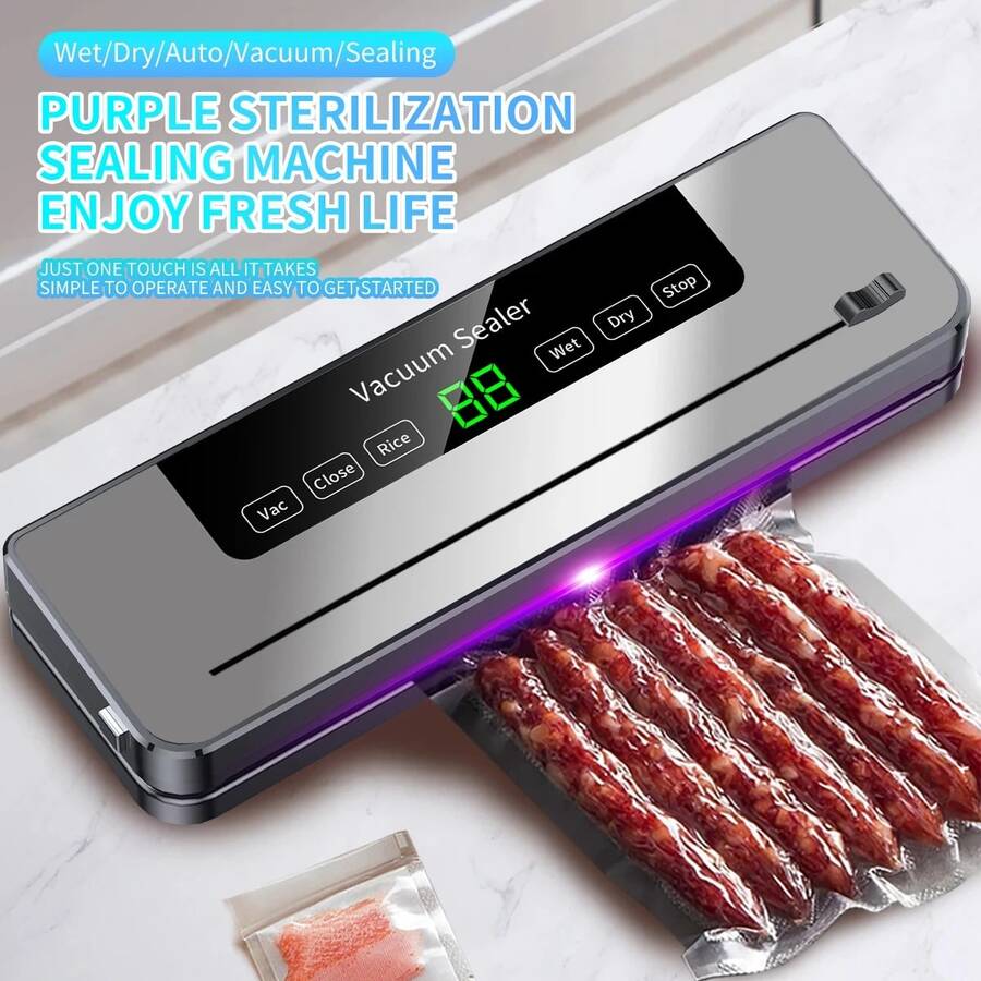 Vacuum Sealer Machine - 6 In 1 Food Vacuum Sealer Machine With Build ...
