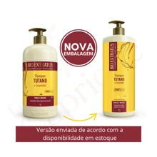 Kit Tutano Shampoo, Condicionador e Banho de Creme Bio Extratus - 1L ...
