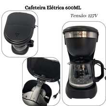 Cafeteira Elétrica 600 ML 15 Xícaras Compacta Unitermi | SHEIN Brasil