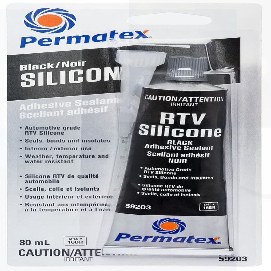 Black RTV Silicone Adhesive Sealant For Various Applications, 16BR ...