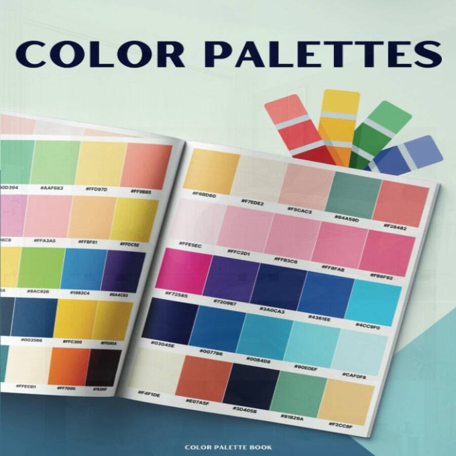 Color Palette Book: 205 Color Schemes, Graphic Design/Illustrator ...