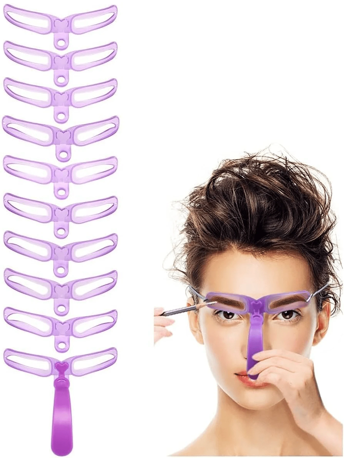 Eyebrow Board Set, Eyebrow Board Styling Kit, Eyebrow Board Template, 8 ...