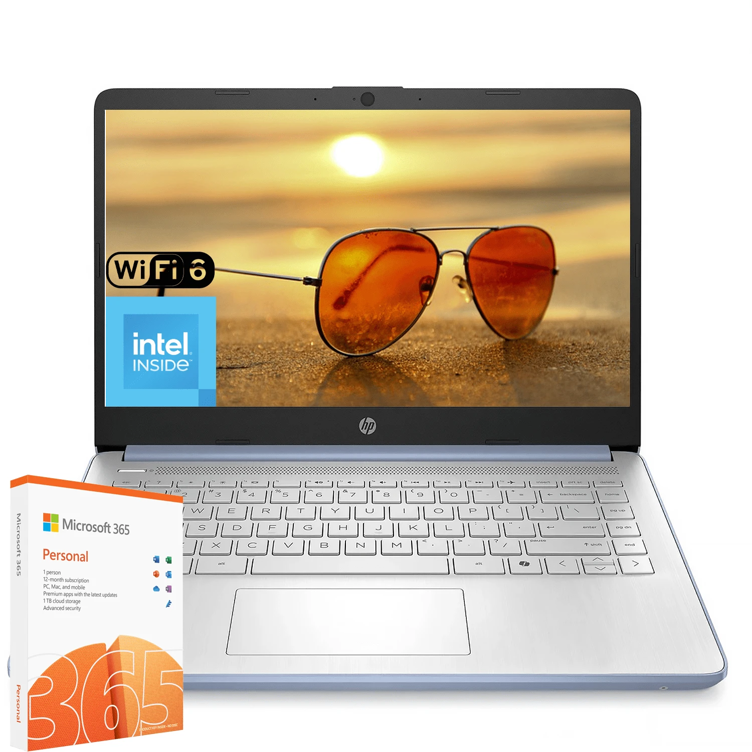 HP 14" HD Business Laptop, Intel Processor N150, Up To 16GB RAM, 128GB ...