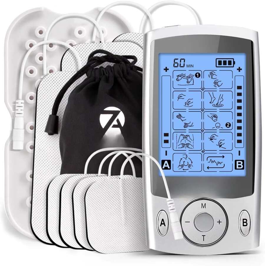 Dual TENS Unit Machine With 20 Modes, 2" And 2"X4" TENS Unit Electrode ...