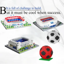 1 pieza Modelo famoso de estadio de fútbol - Barcelona Nou Camp, Real ...