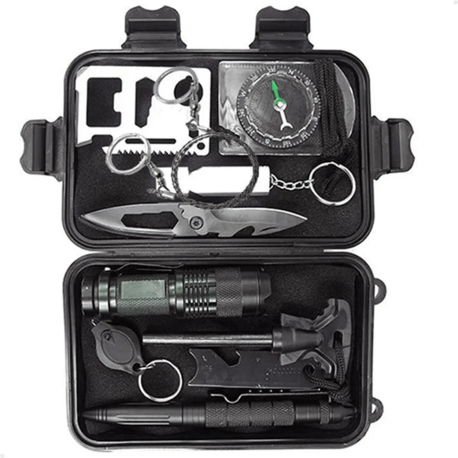 Complete Survival Kit For Personal Emergency Travel Camping | Moda de ...