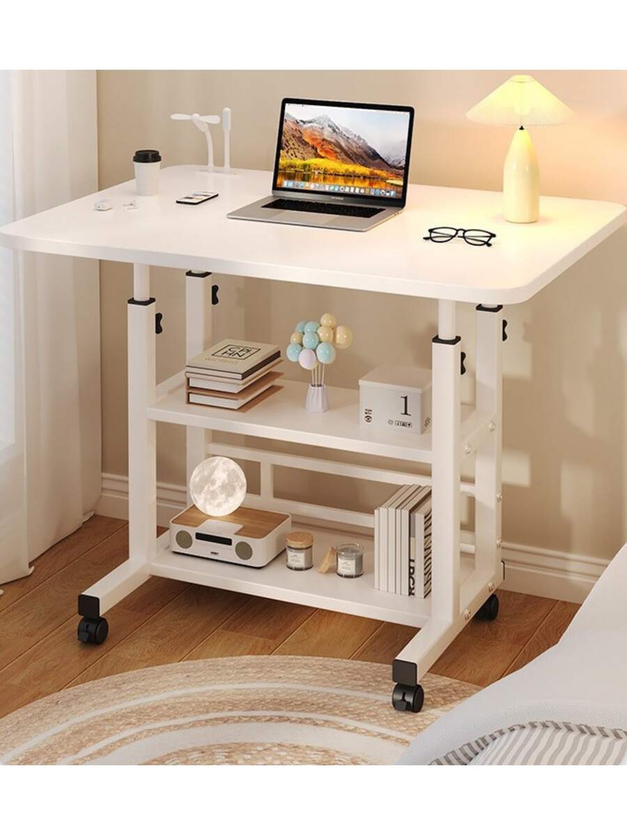 Bedside Table Movable Lift Computer Table Simple Student Desk Bedroom ...