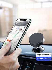 Alloy Magnetic Car Phone Holder, Universal Dashboard Car Phone Mount ...