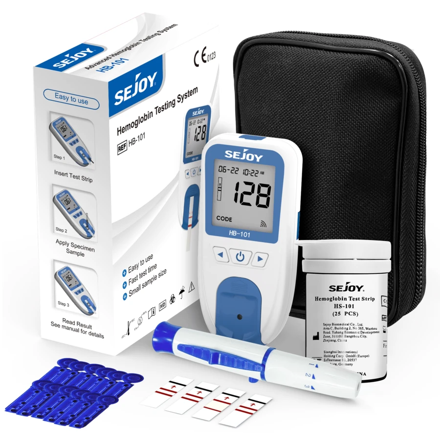 sejoy Hemoglobin Testing System , Blood Glucose Meter/Blood Sugar ...