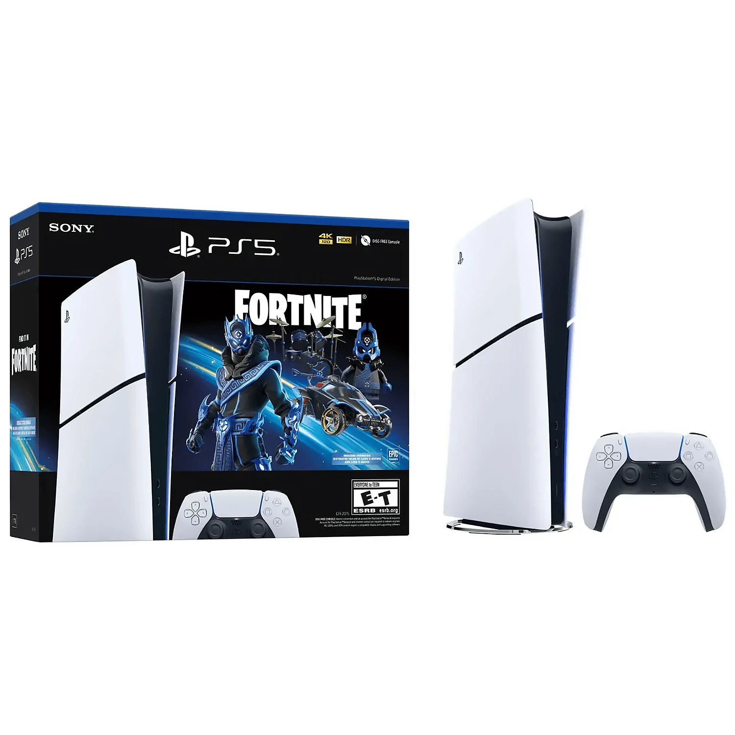Consola PlayStation PS5 - Edición digital Estrella Cobalto de Fortnit.e ...