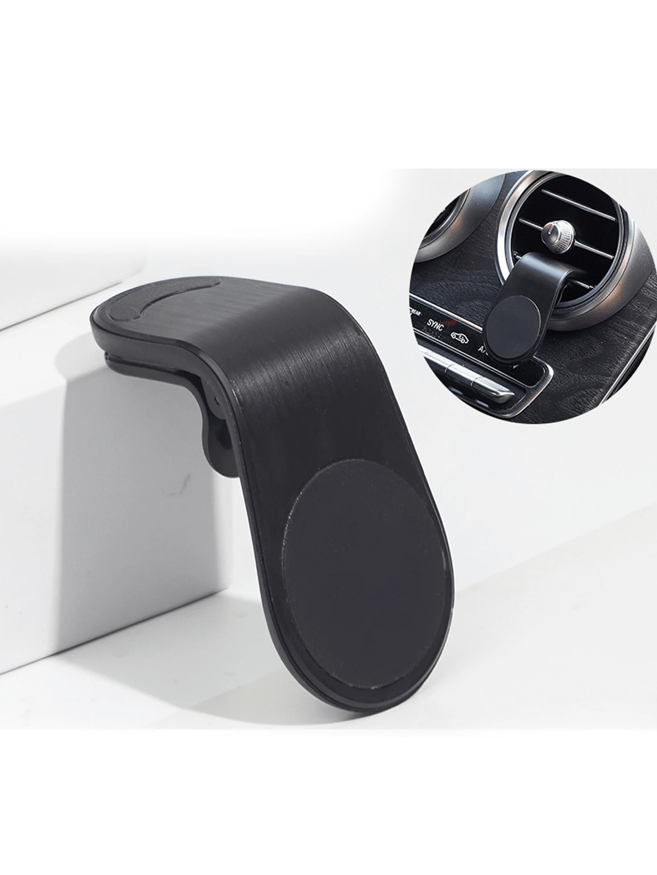 L-Shaped Universal Magnetic Car Air Vent Phone Holder, Magnetic Car ...