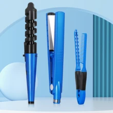 Senmeo 3 Piece Professional Hairdressing Set, 5 Adjustable Temperatures ...