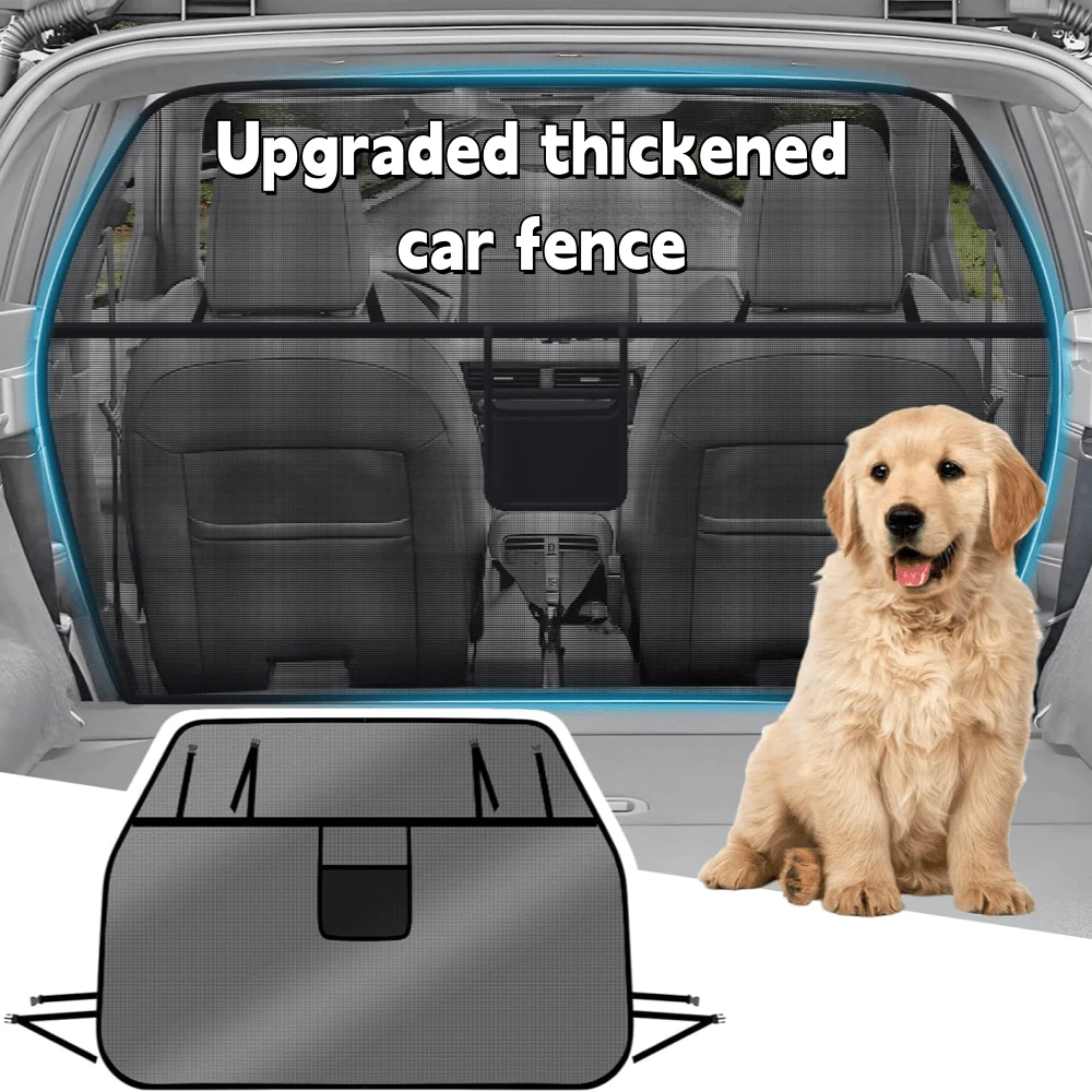 1pc Car Barrier Anti-Pet Escape Upgraded Thickened Car Fence One-Piece ...