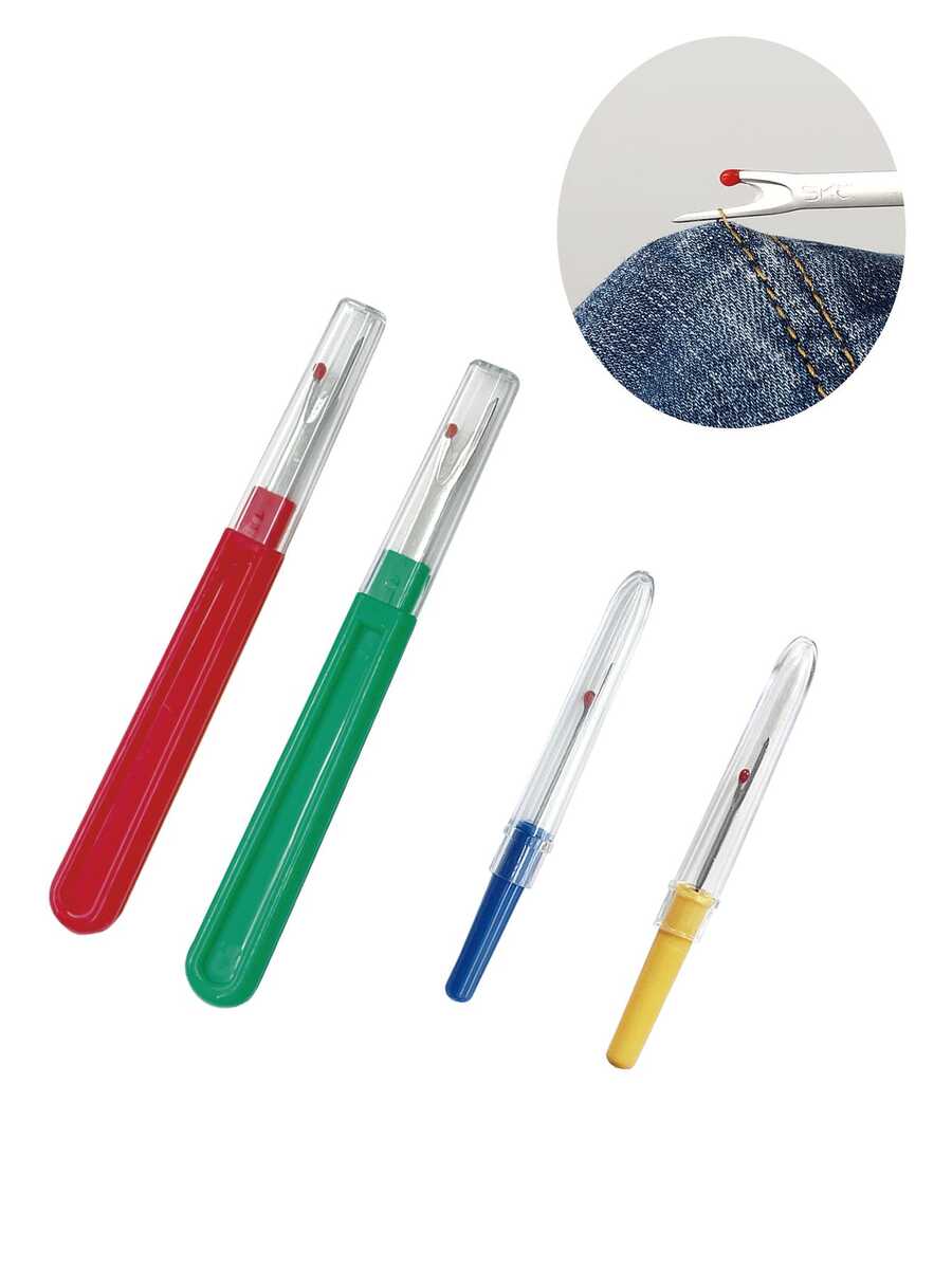 4pcs Student Dorm Seam Ripper Set, 2 Large And 2 Small Seam Rippers ...