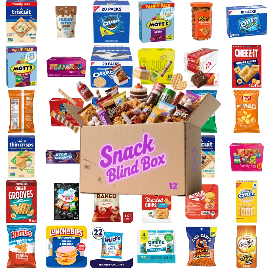 Enigmatic Snack Box – Hidden Single Item Gift Set For Food Lovers And ...