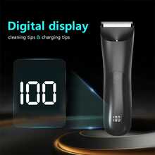 Men's Body Trimmer, Electric Shaver, Electric Inguinal And Pubic Hair ...