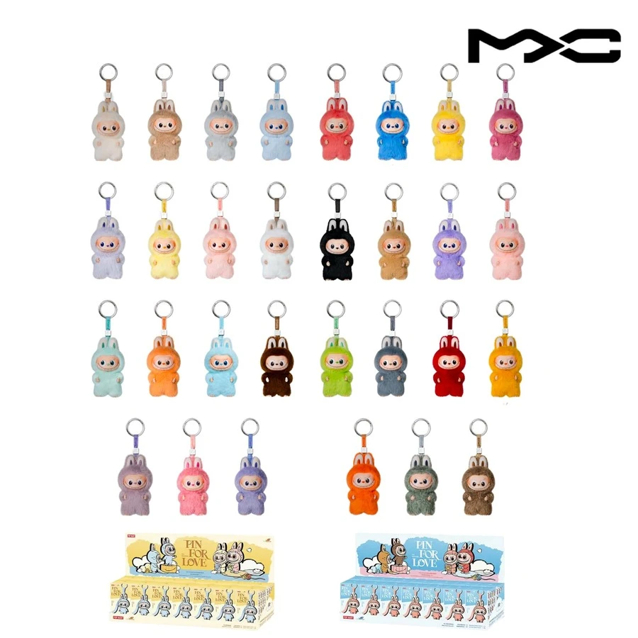 POP MART THE MONSTERS LABUBU Pin For Love Series-Vinyl Plush Pendant ...