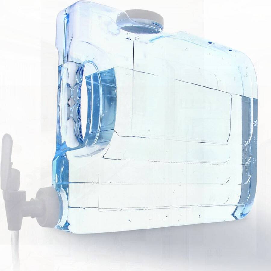 76601 20-Cup H2O Oasis Dispenser 1.25 Gallon Capacity, Clear With White ...