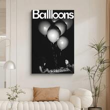 Framed Modern Art Canvas Poster - "The Weekend'S House Of Balloons ...