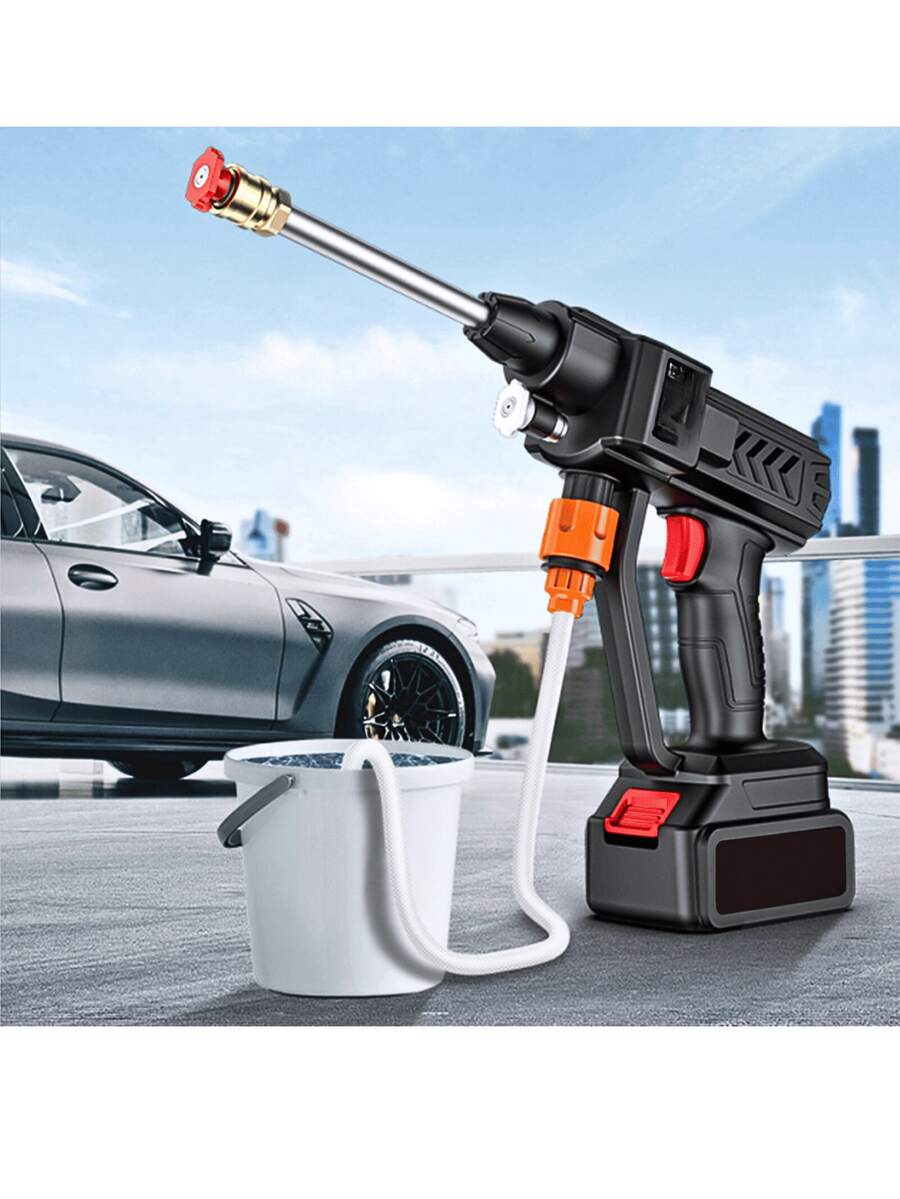 Cordless Pressure Washer, High Pressure Washer Gun, Wireless High Pressure Car Wash Washer Gun ...
