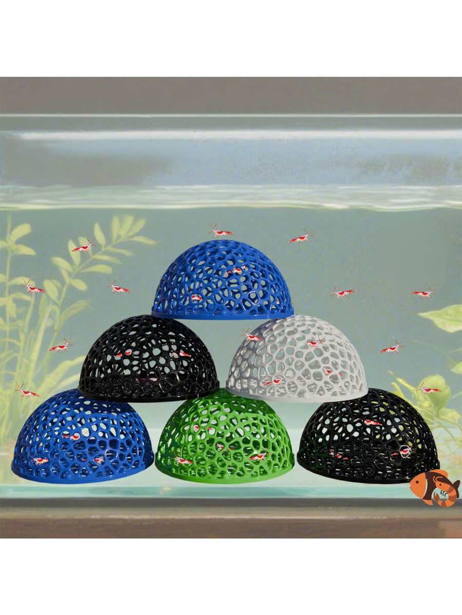1pc Shrimp Hideout, Hollow Hemispherical Aquarium Cave, Fish And Shrimp ...
