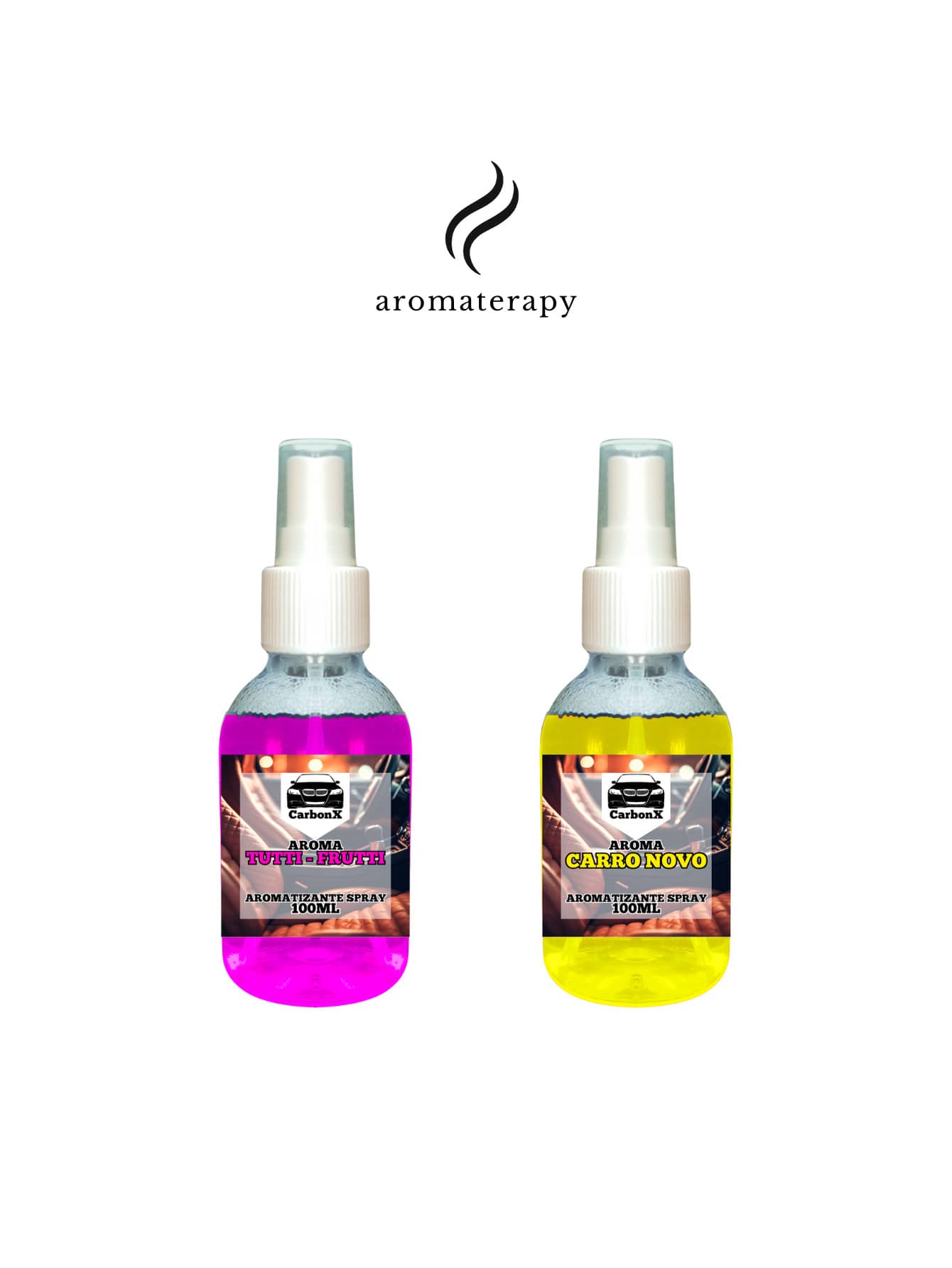 Kit 2 Car Scents 100ml – Automotive Spray Aromas Lavender, Tutti-Frutti ...