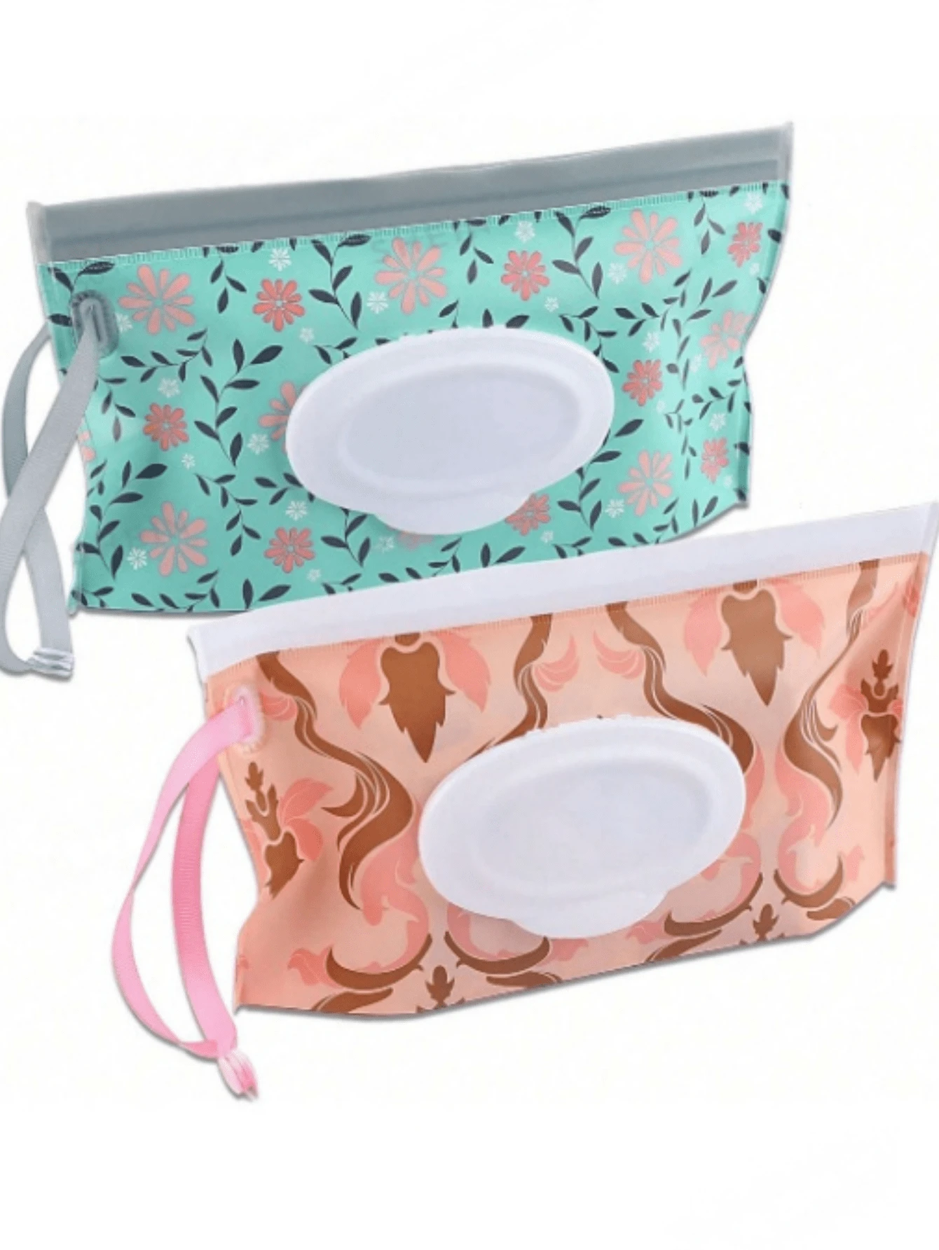 1 Portable EVA Wet Wipes Boxes, Flip-Top Hanging Pouch With Leak-Proof ...