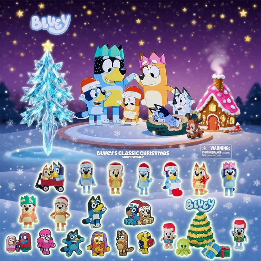 Bluey Calendario de Adviento clásico de Bluey con 24 regalos - Paquete ...