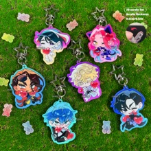 Anime ALlEN STAGE Keychains ,Anime KeyChain, MIZI SUA TILL IVAN HYUNA ...