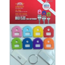 Key Caps Tags - Stretchy All-In-One Key Cover & Tags - ONE Size FITS ...