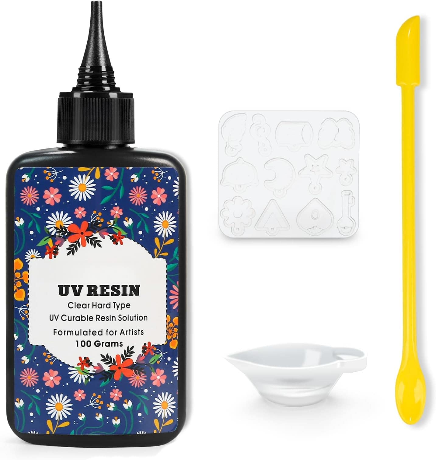 100g Kit de resina UV con herramientas de moldeo - Tipo , duro, de bajo ...