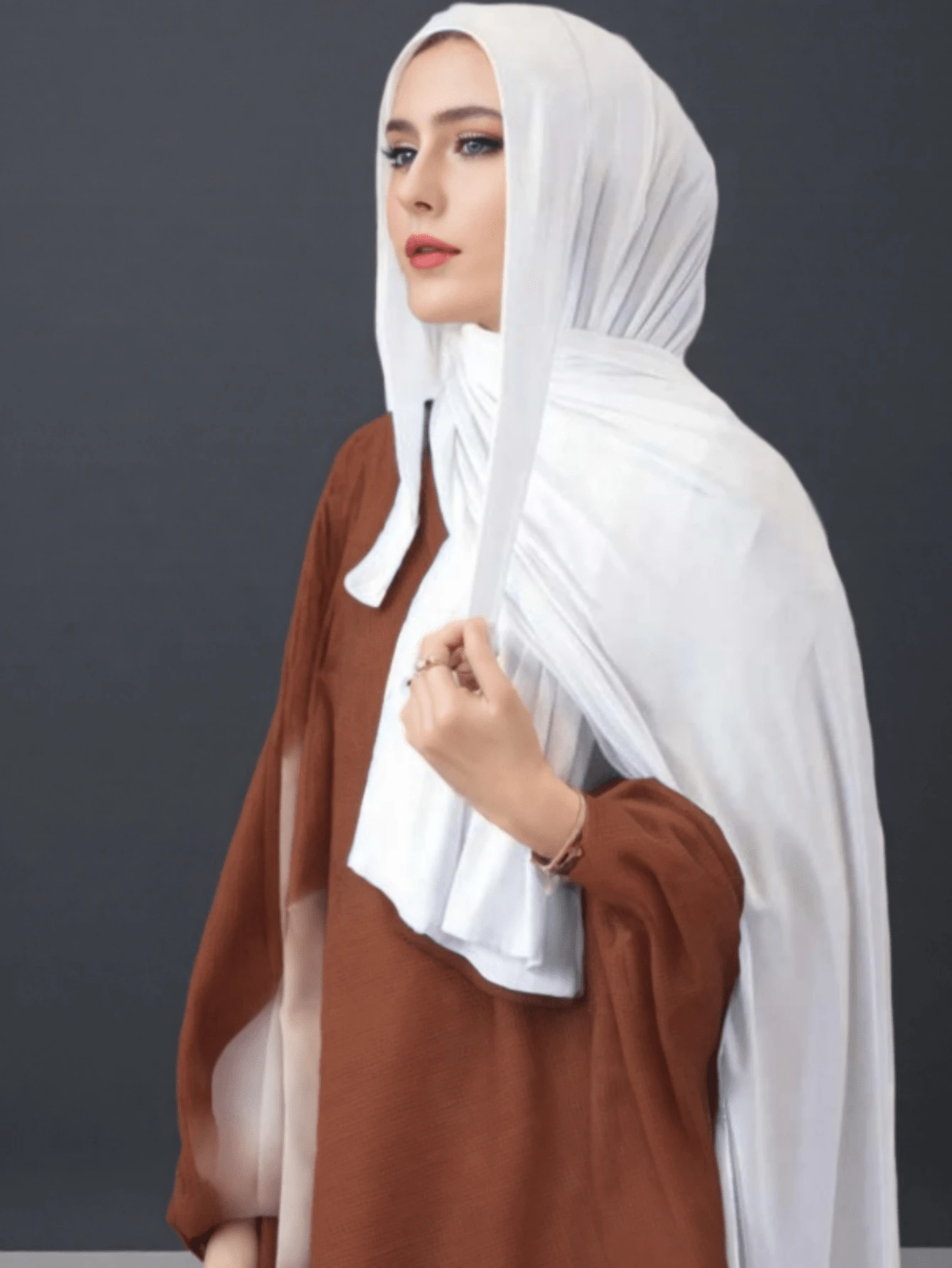 1pc Instant Jersey Hijab Made By Soft, Breathable, And Anti-Pilling ...
