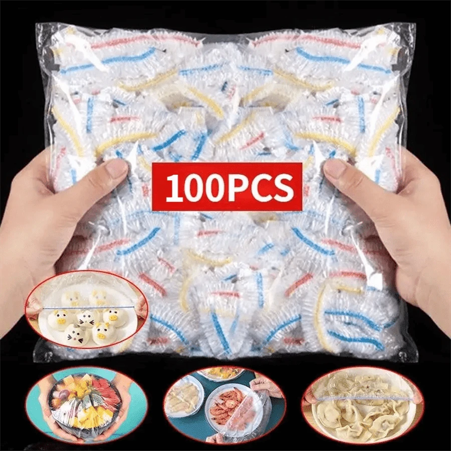 100 piezas de envoltorios de plástico desechables y de colores, aptos ...