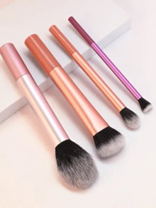 YISE 4 Stücke Professionelles Make-up Pinsel Set, Rouge Foundation ...