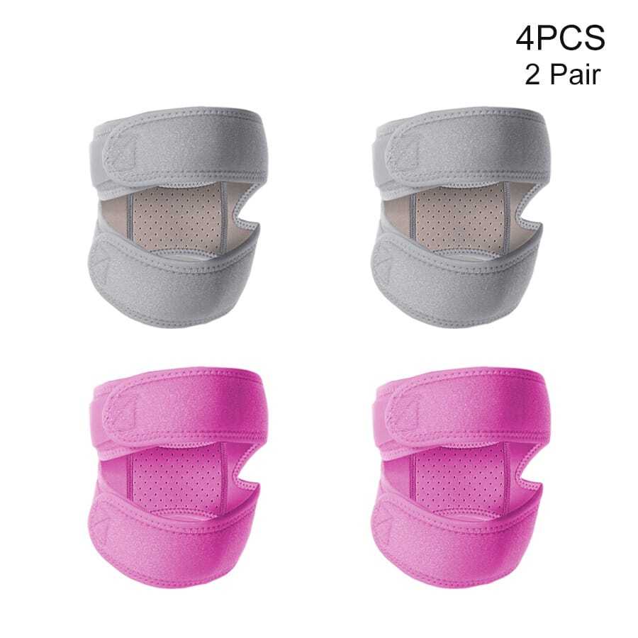 4pcs Professional Adjustable Sport Kneepad Non-Slip Shock-Absorbing ...