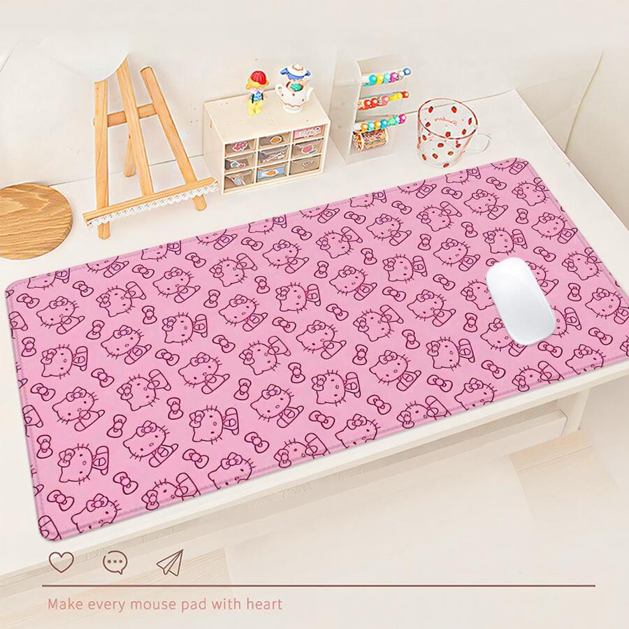 1pc Mouse Pad Cute & Sweet Desk Mat Office Desk Accessories Table Mat ...