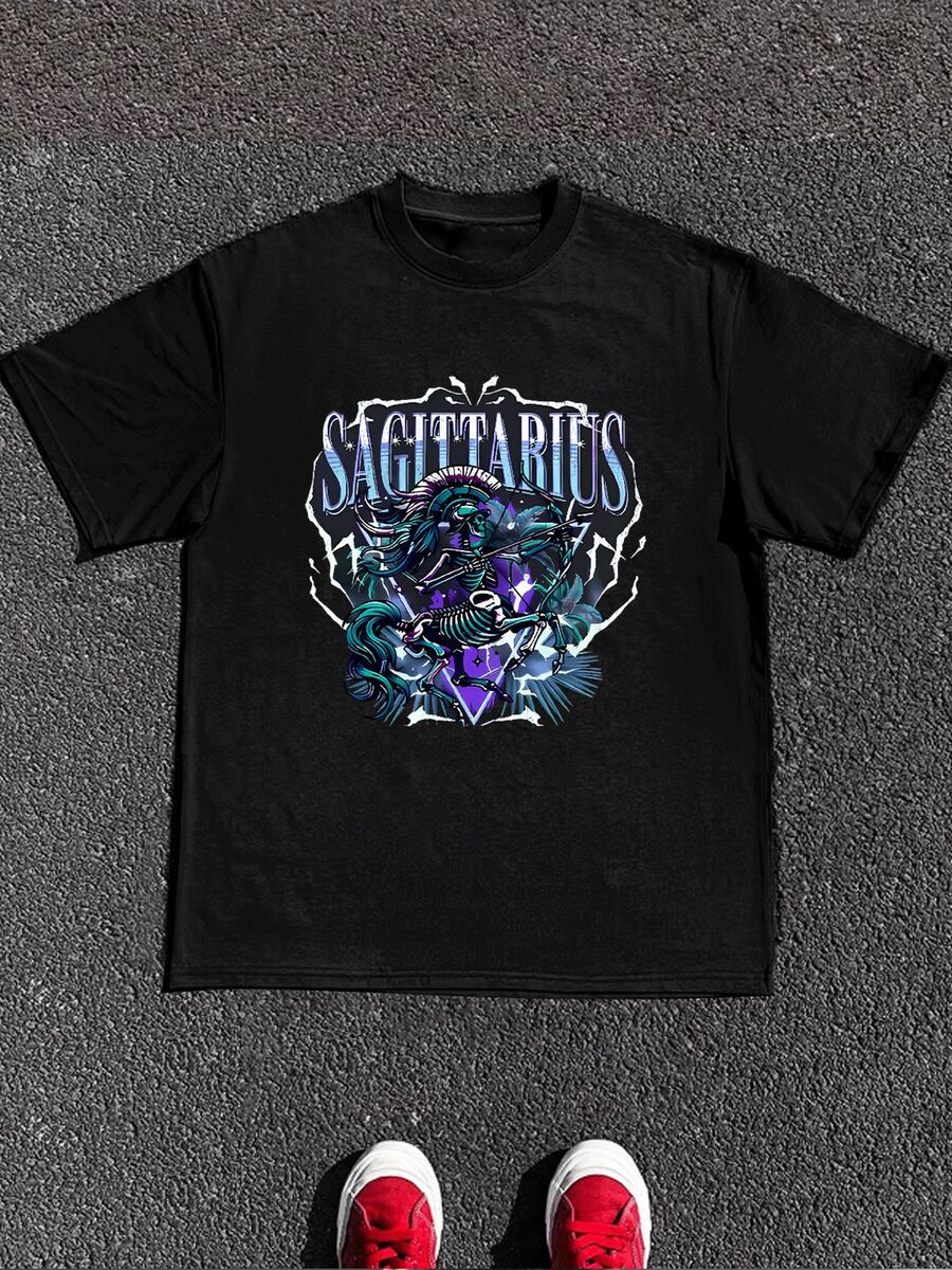 Tshirt Homme Imprimé Squelette Centaure Archer,Design Fantastique Et ...