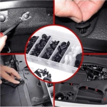 100 Pcs Auto Fastener Clip Mixed Car Body Push Pin Retainer Rivet Stops ...