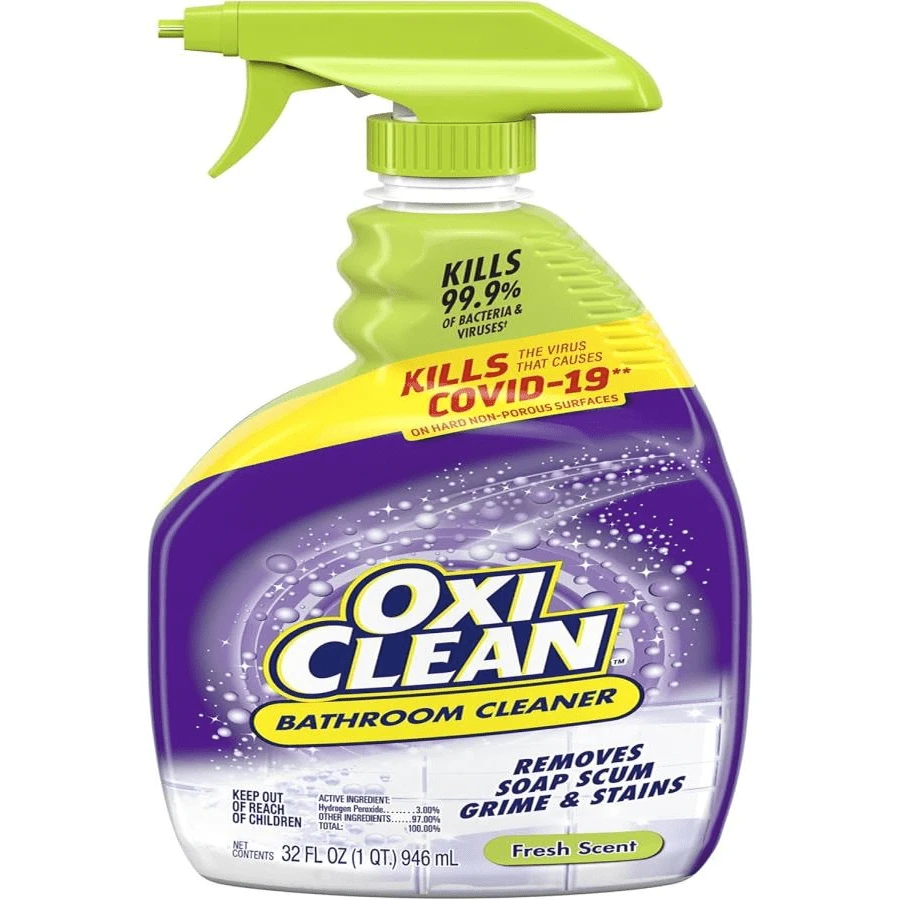 OxiClean Bathroom Cleaner, Shower, Tub & Tile, Powered By OxiClean ...