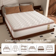 12" Memory Foam Hybrid Mattress - 1 Set, Cama Twin,Cama Full,Cama Queen ...